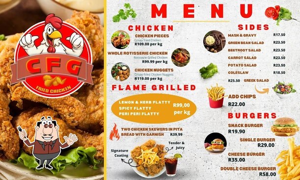 CFG Fried Chicken, Saint Helena Bay - Restaurant menu, prices and reviews