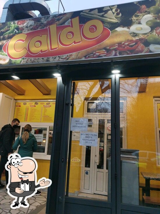 Menu at Caldo restaurant, Belgrade, Ustanička 240 Г