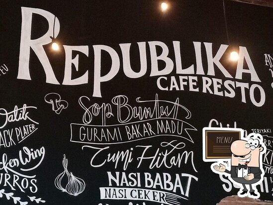 Menu at Republika Cafe & Resto, Surabaya