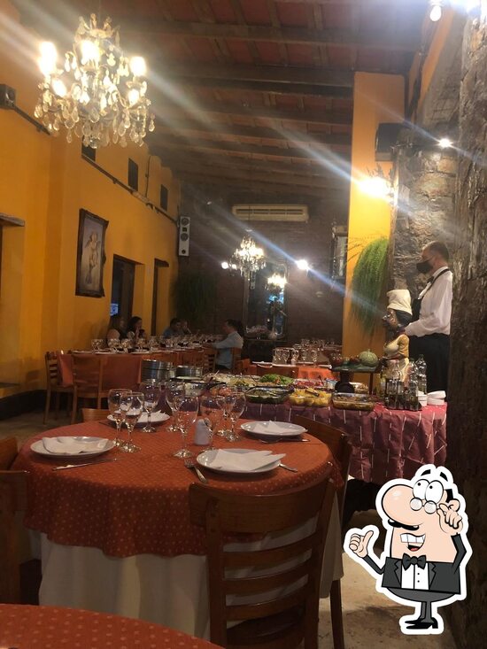 Menu at La mansion restaurant, Jujuy