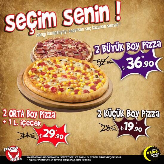 Menu at Pizza Bulls,Özer Fotoğraf Studyolları ve Gıda Saticltdştii ...