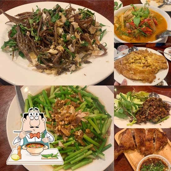 Menu at Na Kothai restaurant, Ban Kluai