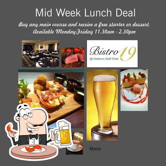 Menu at Harburn Golf Club & Bistro 19, West Calder