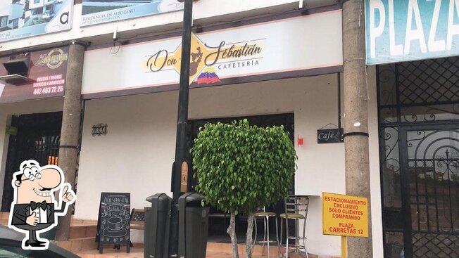 Menu at Don Sebastian Cafeteria, Santiago de Querétaro