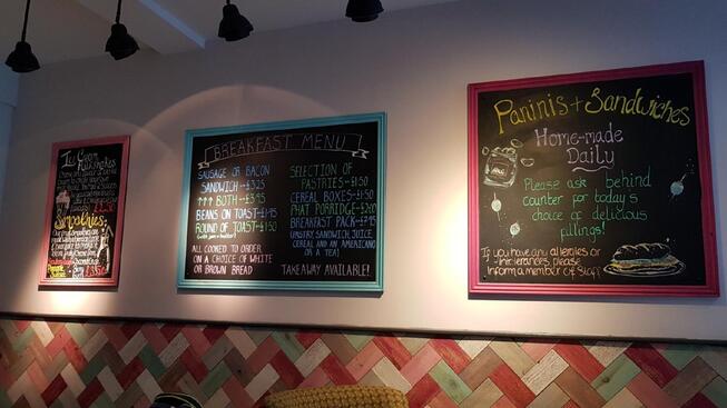 Menu at Ty Coffi, Robeston Wathen