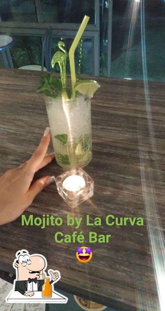 Carta de La Curva cafe bar, Laganas