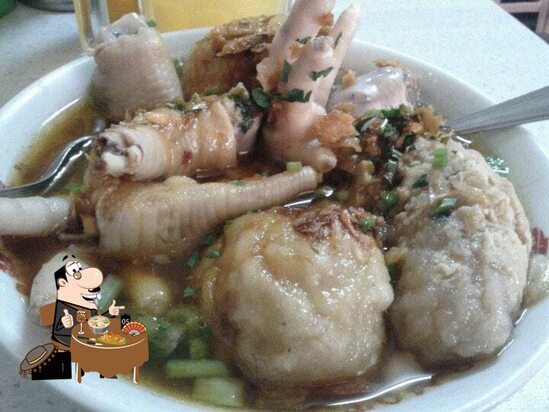 Menu at Mie Baso Ceker Pasundan restaurant, Bandung