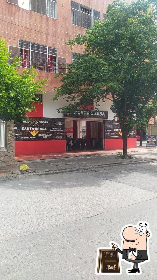 Menu at Santa Brasa restaurant, Girardot