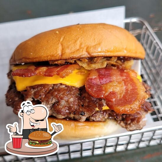 Menu at Bun Voyage Burgers restaurant, London