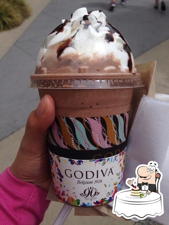 Menu at Godiva Chocolatier desserts, Escondido