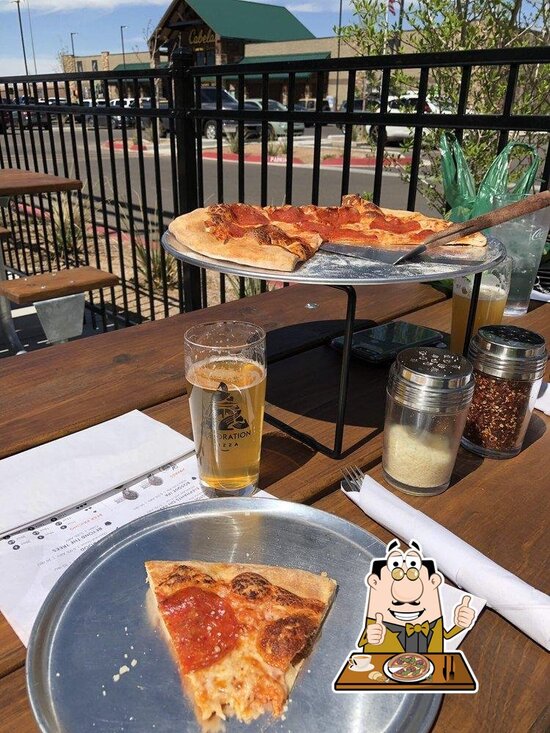 Menu at Restoration Pizza pizzeria, Albuquerque