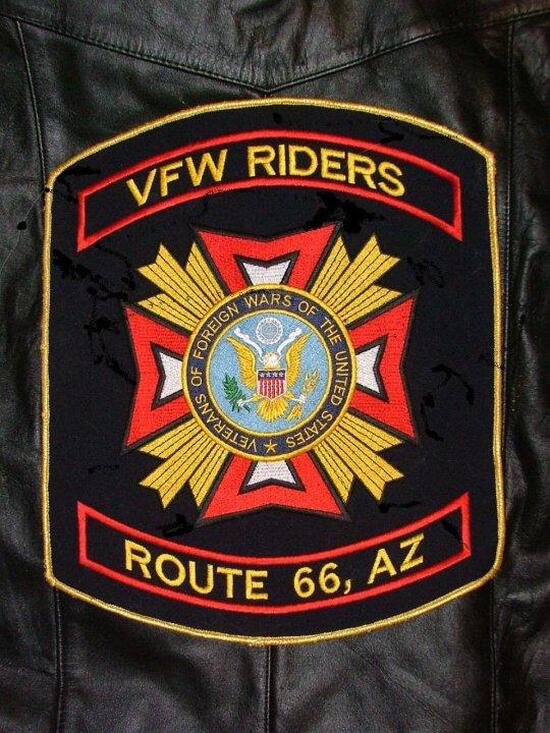 Route 66 VFW Riders in Flagstaff
