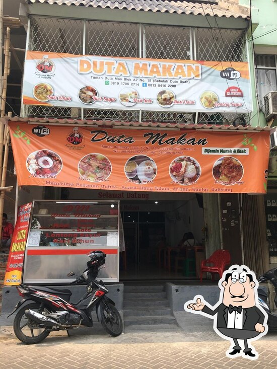 Menu at Duta Makan (Dutamas) restaurant, West Jakarta