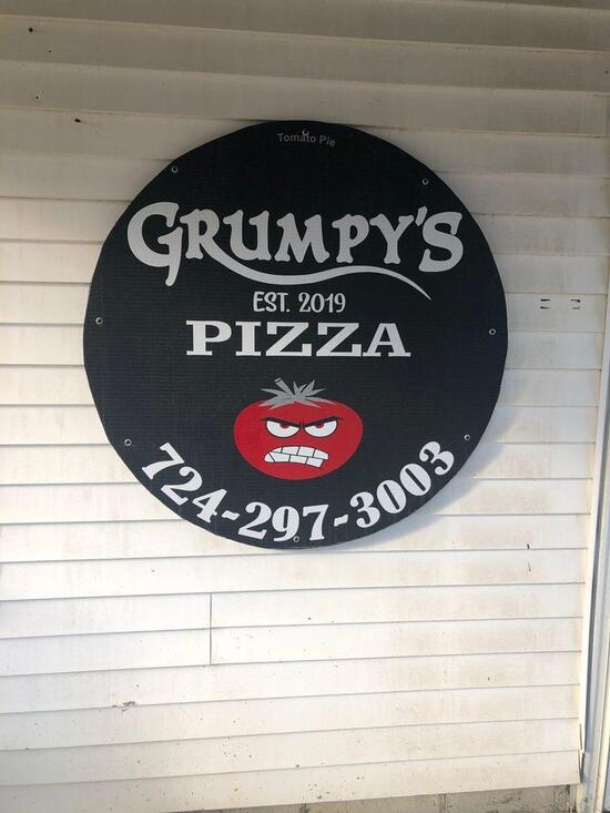 Menu at Grumpy's Pizza - Tomato Pie pizzeria, Worthington