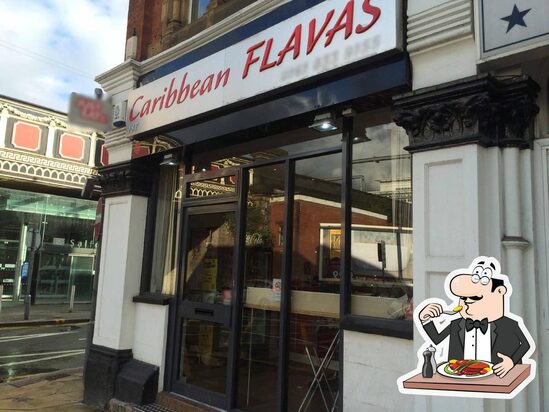 Menu at Caribbean Flavas restaurant, Salford, 187 Chapel St