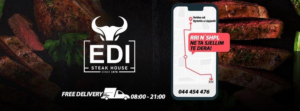 Menu at Steak House EDI steakhouse, Lipljan
