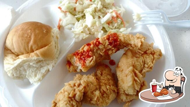 Menu at Jim's Krispy Fried Chicken restaurant, Mexia