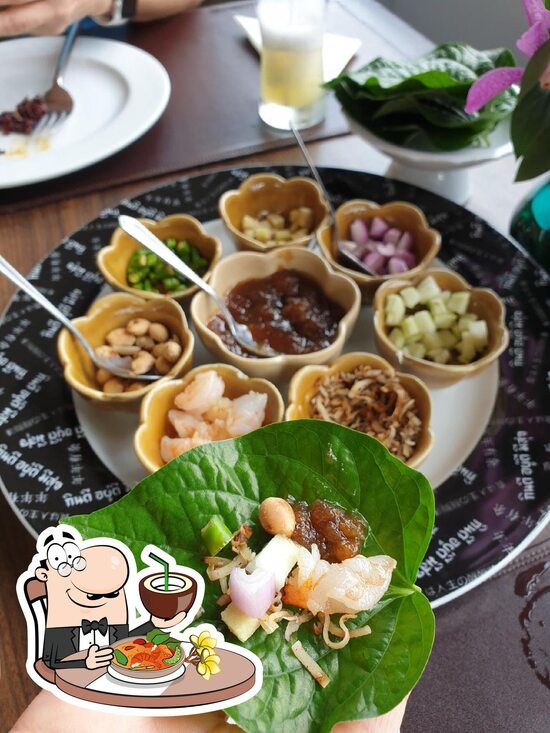 Menu at Supatra River House restaurant, Bangkok