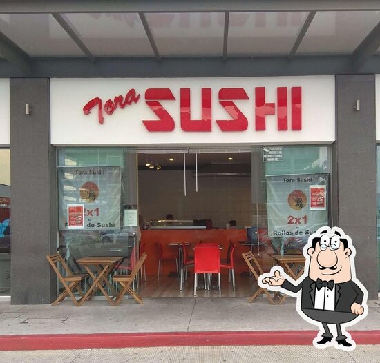 Menu at Tora Sushi restaurant, Mexico City