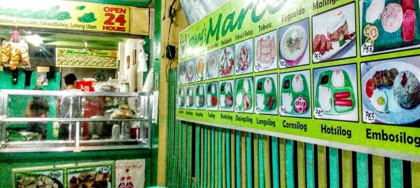 Menu at Marcelo Tapsi Lugaw restaurant, Angeles