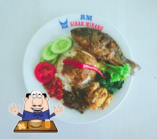 Menu at RM Sinar Minang Baru, Graha Raya, South Tangerang