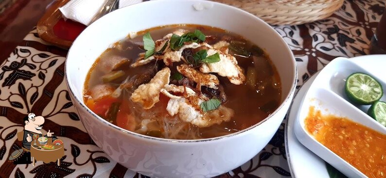 Menu at Teras Budhe restaurant, South Jakarta, QQ5R+RGQ
