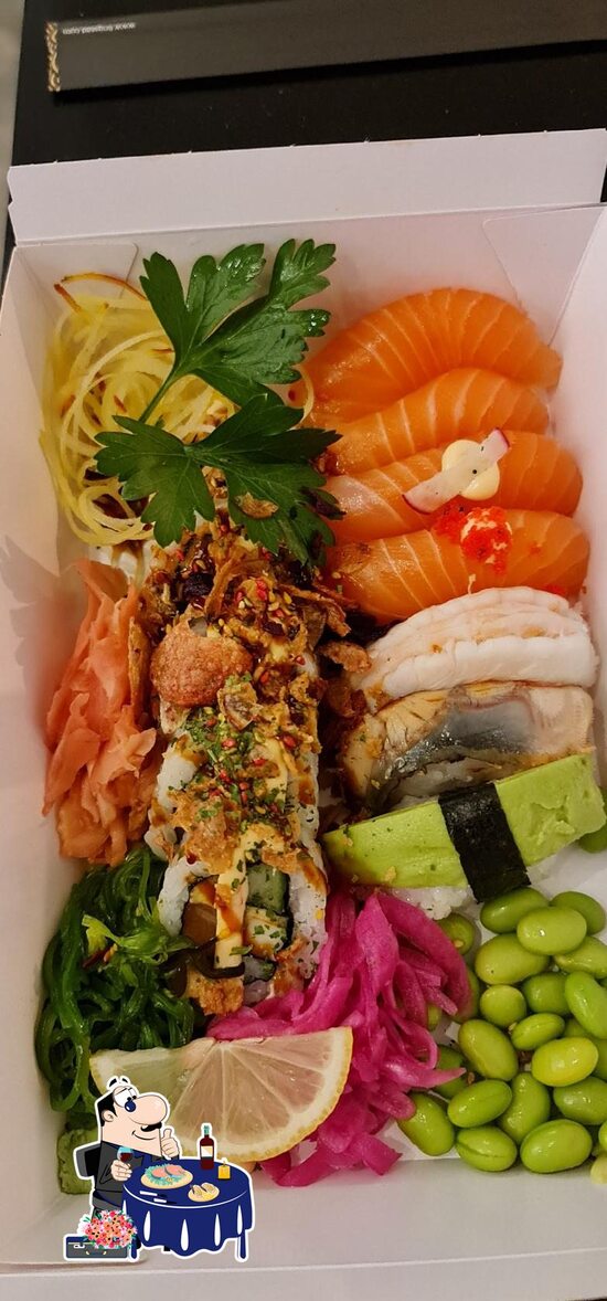 Menu at Ariu sushi restaurant, Nyköping