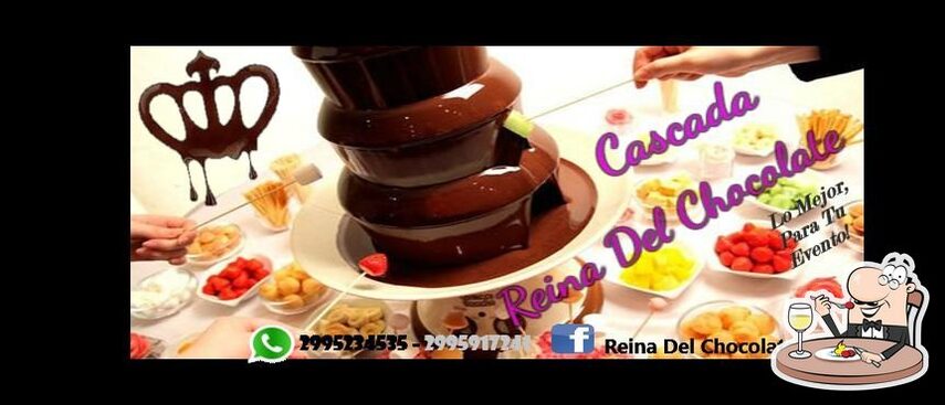Carta del café Cascada Reina Del Chocolate, Centenario