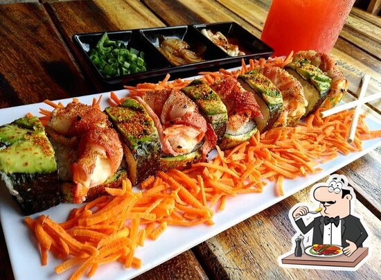 Menu at Aarón Sushi restaurant, Mexico