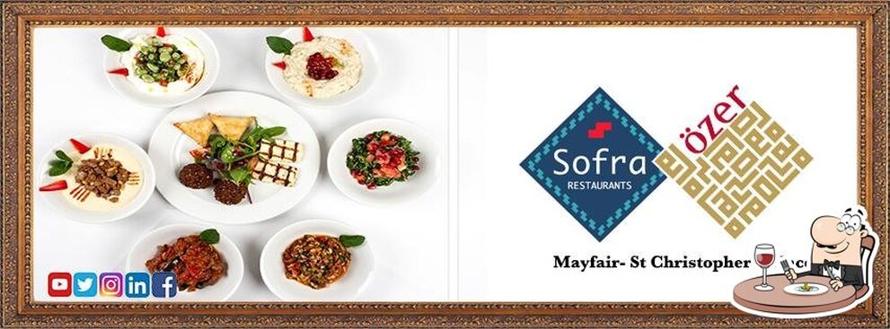 Sofra Restaurant Mayfair, 18 Shepherd St in London - Restaurant menu ...
