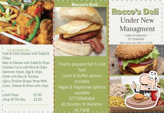 Rocco's Deli Hamilton in Hamilton - Restaurant menu and reviews