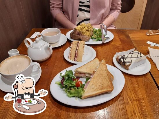 Menu at Boswells cafe, Eastleigh