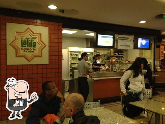 Menu at Latife restaurant, São Paulo, Avenida Paulista