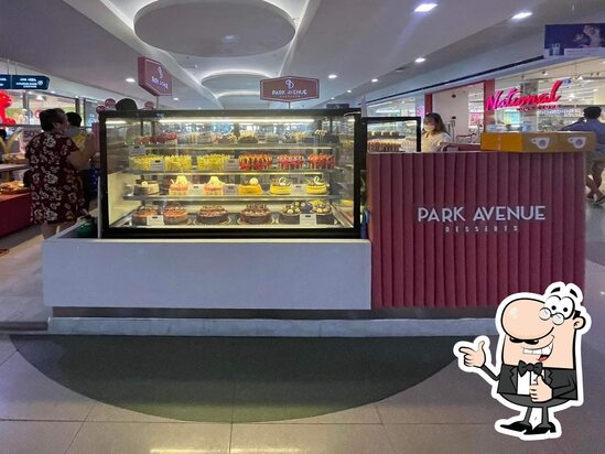 Carta de Park Avenue Desserts SM North Edsa, Ciudad Quezon
