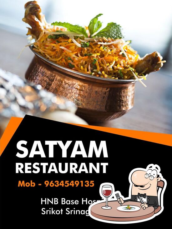 Menu at Satyam Restaurant, Srinagar