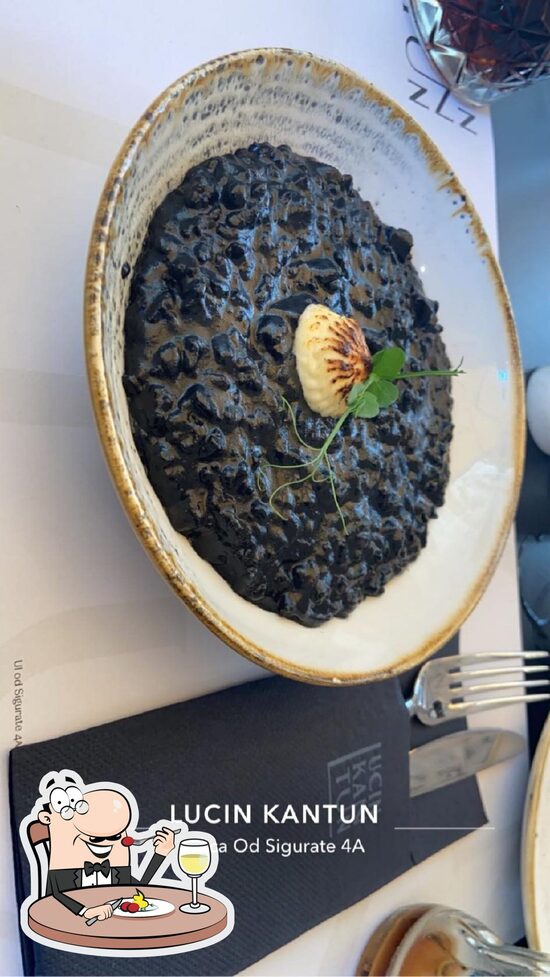 Menu au Lucin Kantun restaurant, Dubrovnik