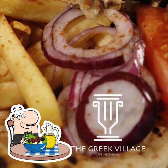 Menu at The Greek Village restaurant, Sheffield