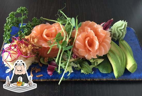 Menu at OMG sushi restaurant, Älta
