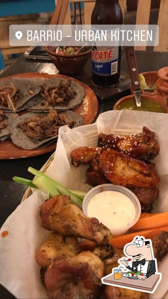 Menu at BARRIO URBAN KITCHEN, Tuxtla Gutiérrez