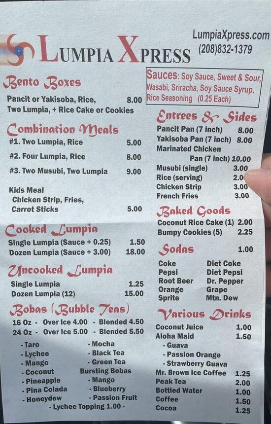 Lumpia Xpress in Mountain Home - Restaurant menu and reviews
