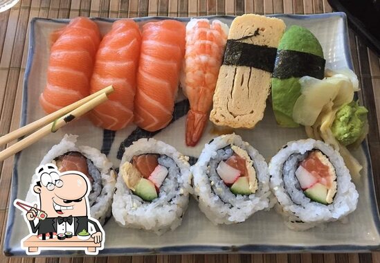 Menu at Sushi Koya restaurant, Karlstad