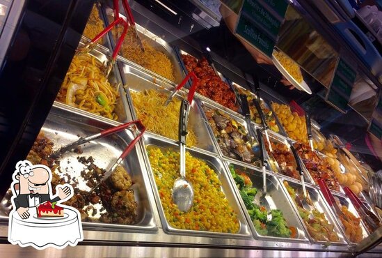 Menu at Shanghai 360 fast food, Laval