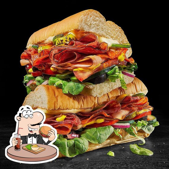 Menu at Subway fast food, Worcester, 151 Highland St
