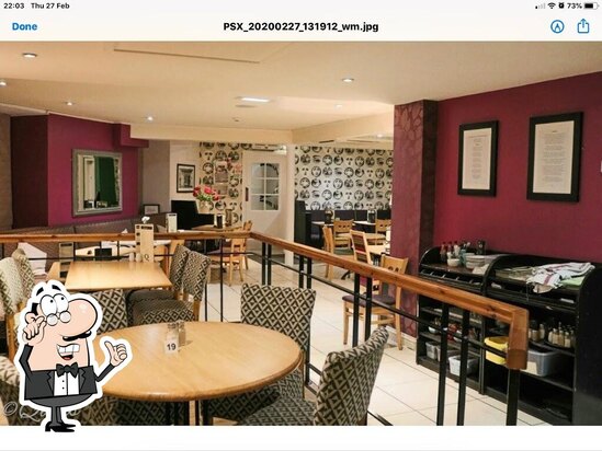 Menu at Quins restaurant, Galashiels