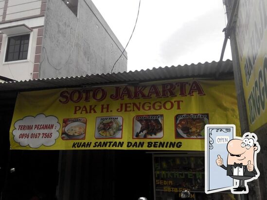 Menu at Soto Jakarta Pak Haji Jenggot restaurant, Tangerang