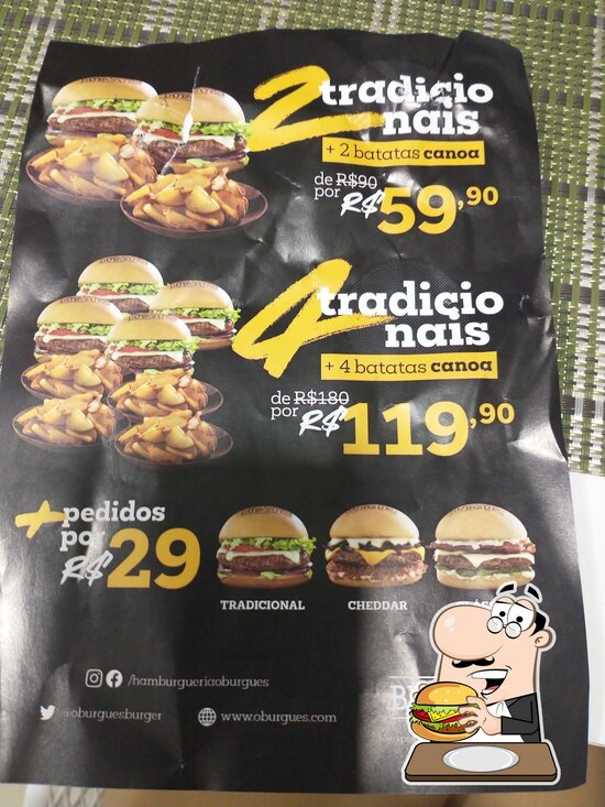 Menu em O Burguês - Hamburgueria Clássica Bangu restaurante, Rio de ...