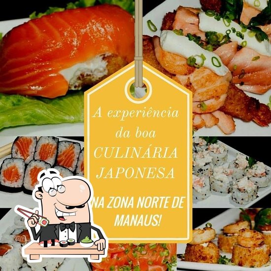Menu at Oishi Temaki restaurant, Manaus