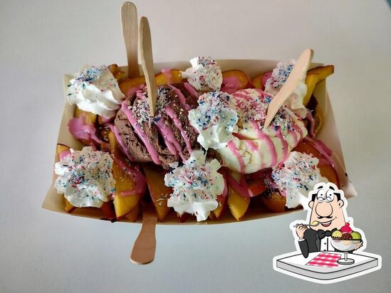 Menu at Bubble Waffle Factory, Deva