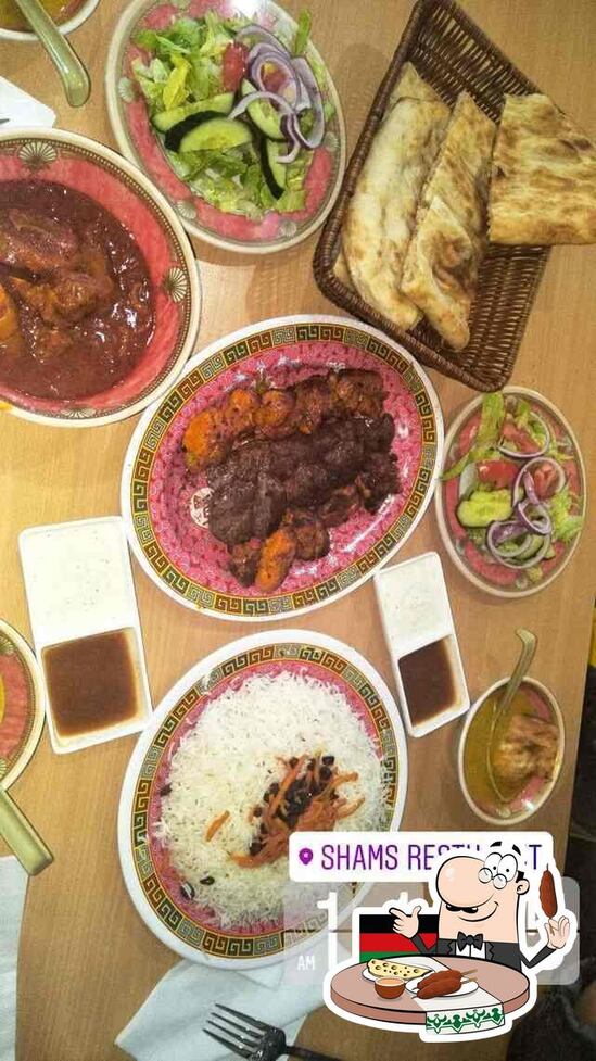 Menu at Shams Restaurant, Dandenong