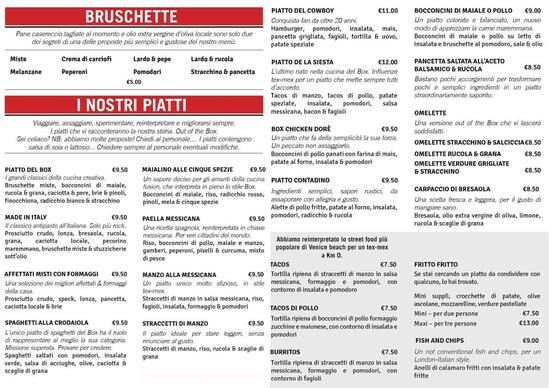 Menu at Pier Piadine & Food PxxN restaurant, Montalto Marina, Lungomare ...